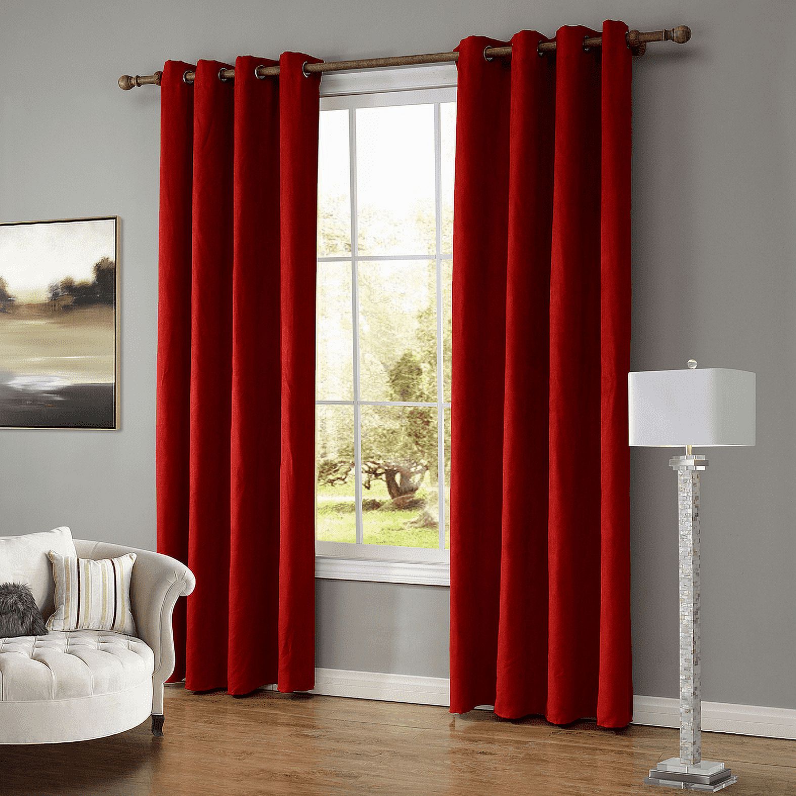 TBWYF 1 panel buttonhole curtain suede curtain blackout curtain 52 ...
