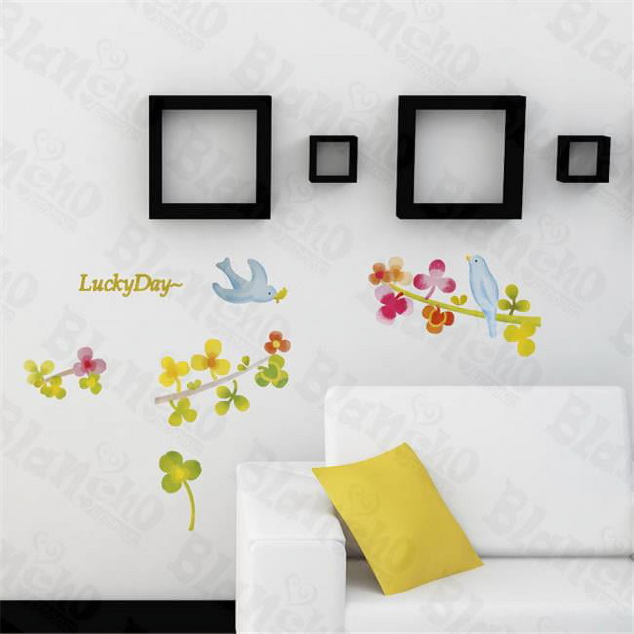 TC-1092 Lucky Day - Hemu Wall Decals Stickers Appliques Home Decor ...
