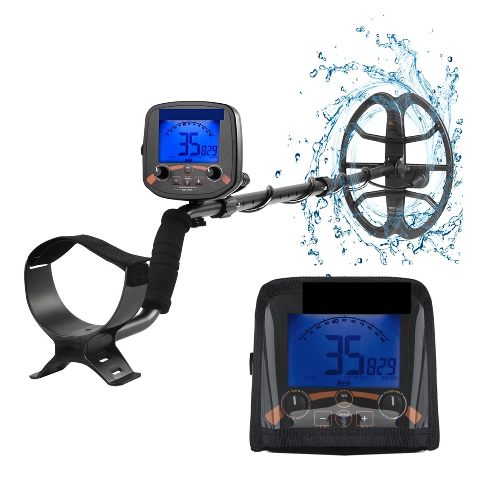 TC-600 Metal Detector Professional Underground Depth Gold Detector ...