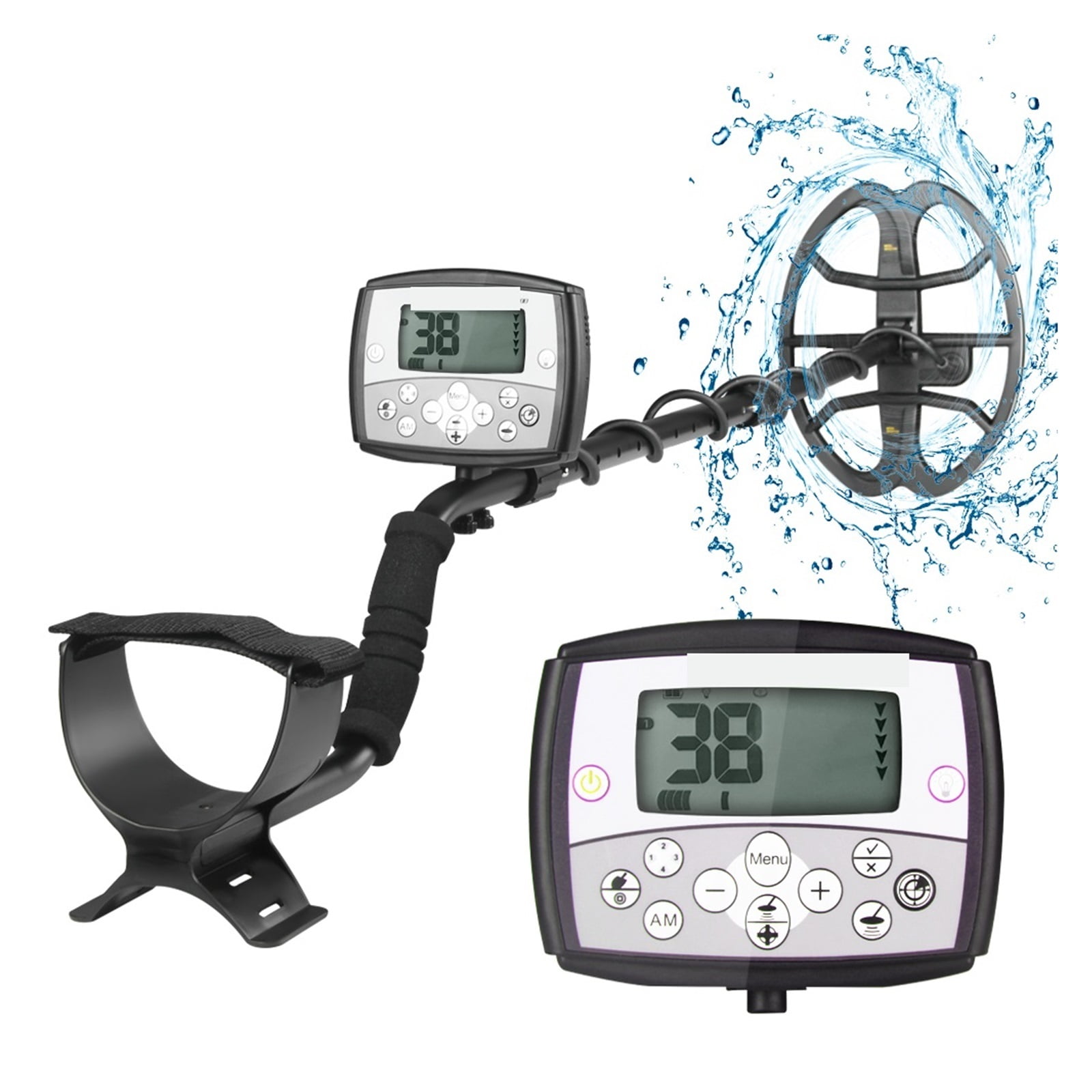 TC-800 Metal Detector High Sensitivity Professional Gold Detector ...