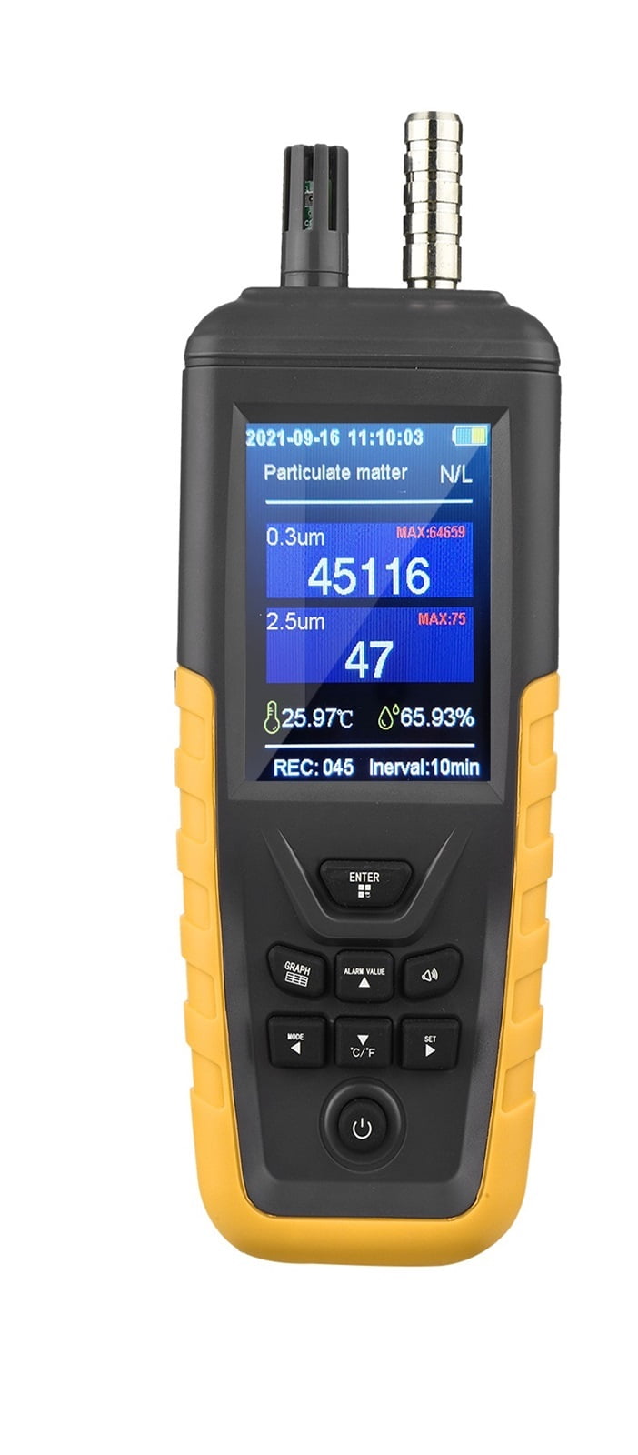 TC-8200 Dust Particle Counter PM2.5 PM10 Detector Dust Concentration ...