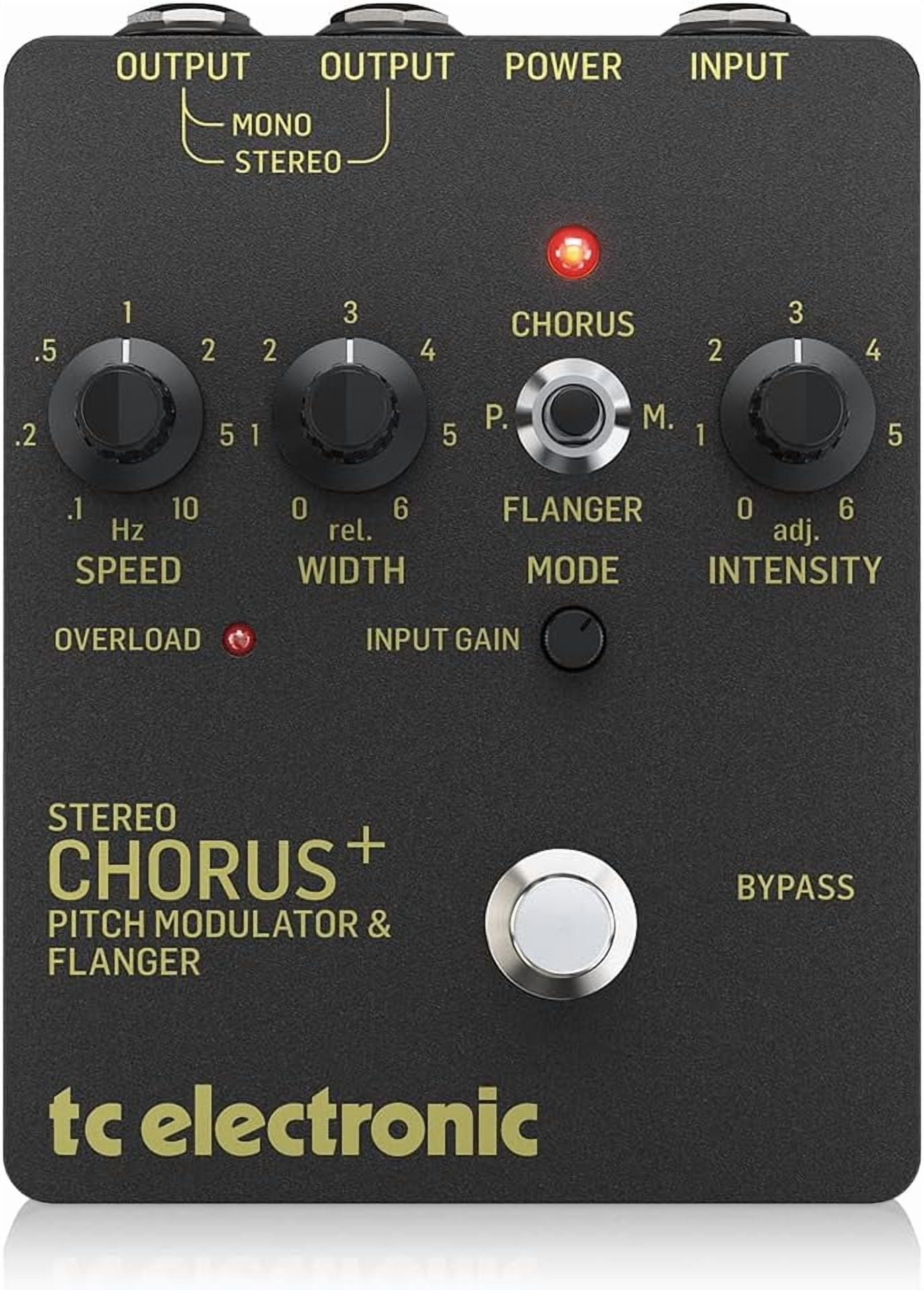TC Electronic Guitar Chorus Effects Pedal, Black (SCF Gold) - Walmart.com