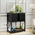 TC-HOMENY Dual Aquarium Stand, 5-20 Gallon Top & 5-16 Gallon Bottom ...