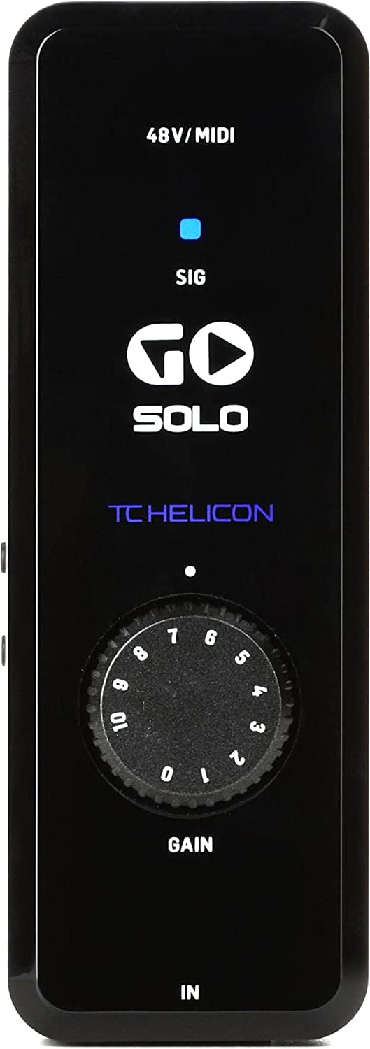 Free Shipping! TC Helicon GO SOLO High-Definition Audio/MIDI Interface ...
