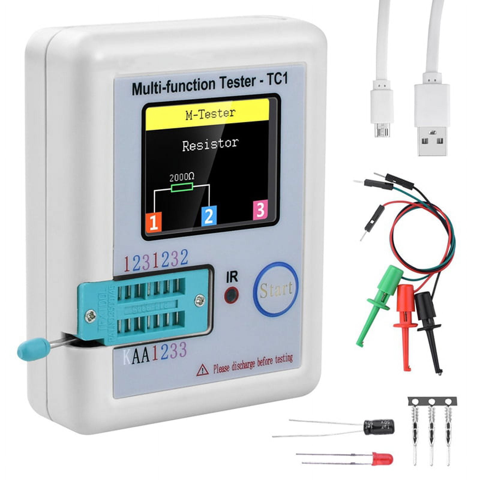 -TC Multi-Meter Transistor Tester Diode Triode Capacitor Resistor Test ...