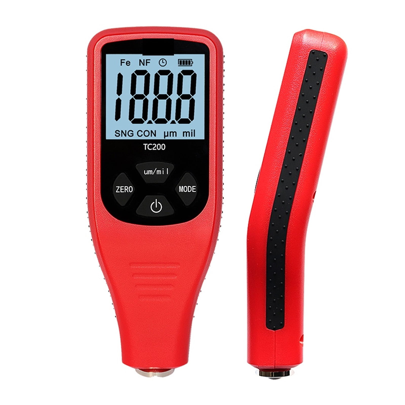 TC200 Coating Thickness Gauge Backlight LCD Film Measurement Composite ...