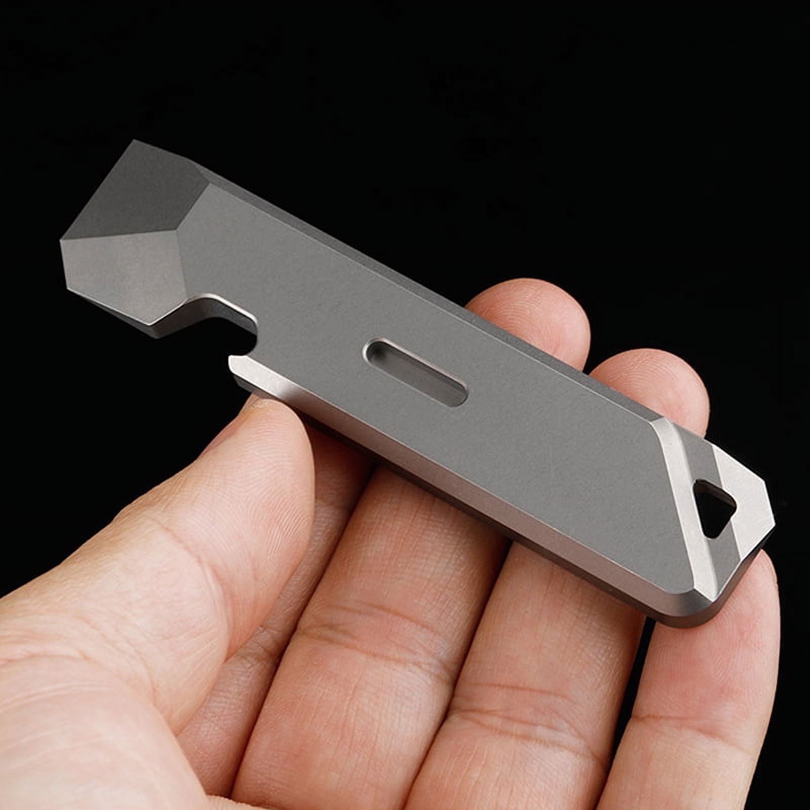 TC4 Titanium Alloy Open Bottle Crowbar Tactical EDC Outdoor Camping ...