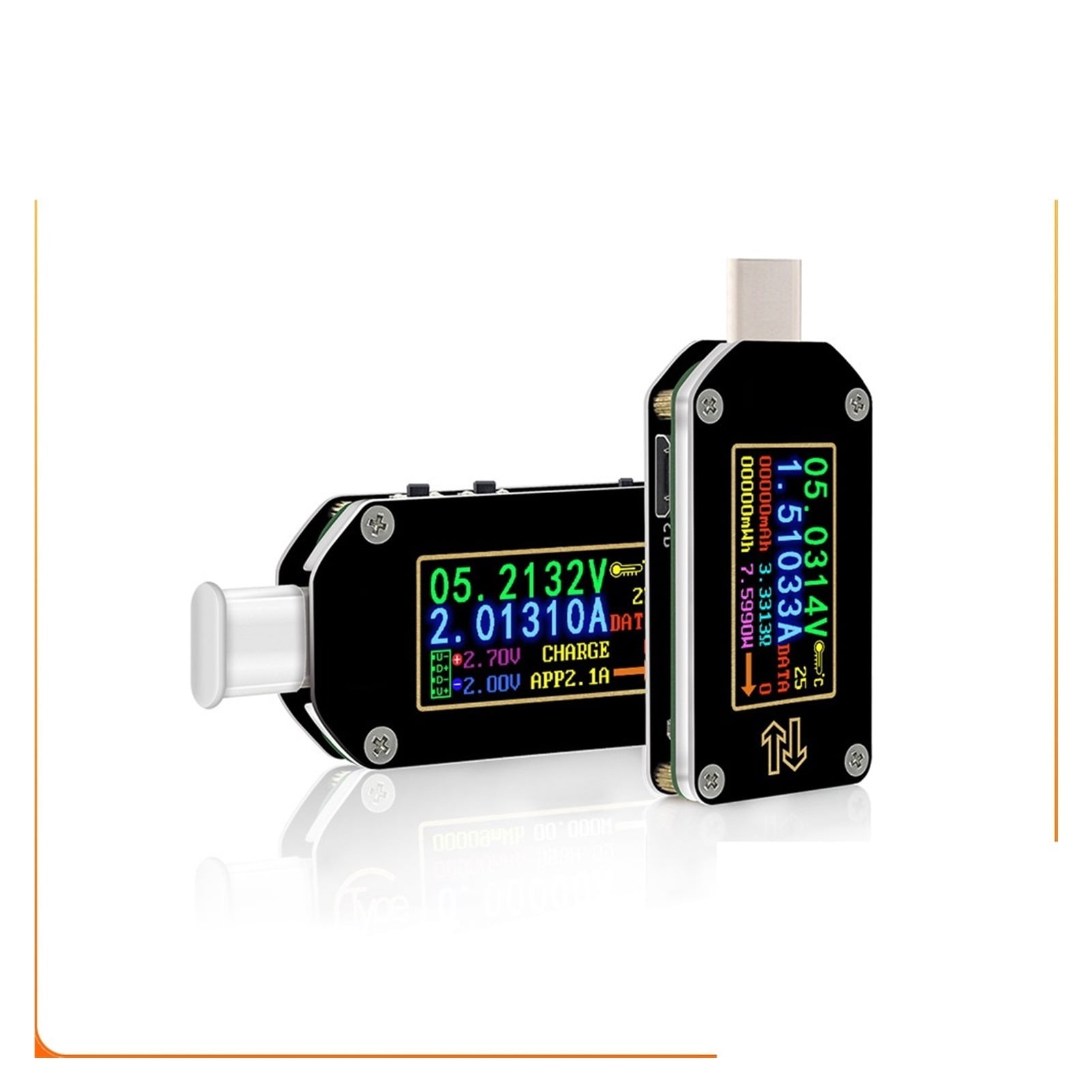 TC66/TC66C Type-C PD trigger USB-C Voltmeter ammeter voltage 2 way ...