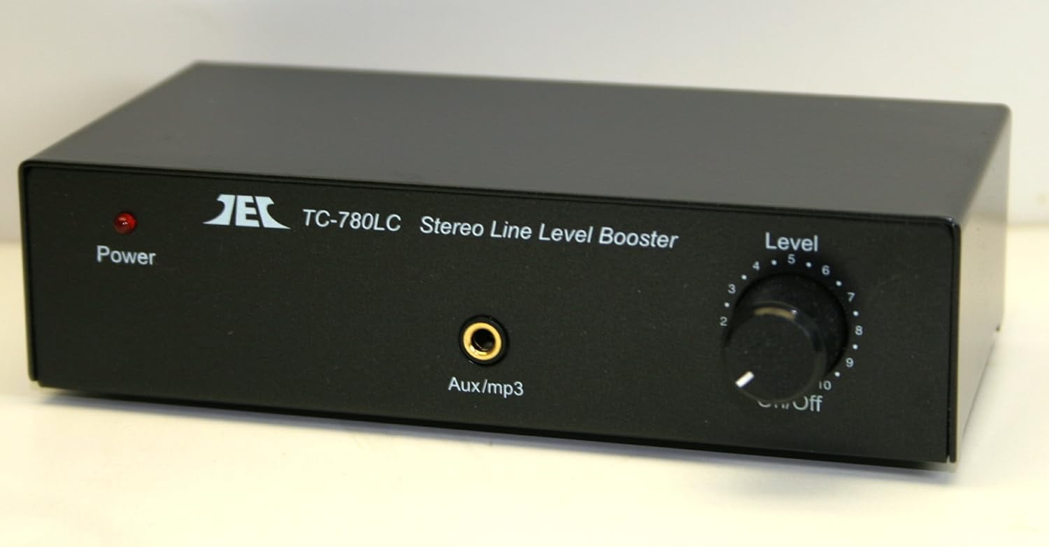 TCC TC-780LC Stereo Line Level Amp / Booster with iPod ; BLACK VERSION ...