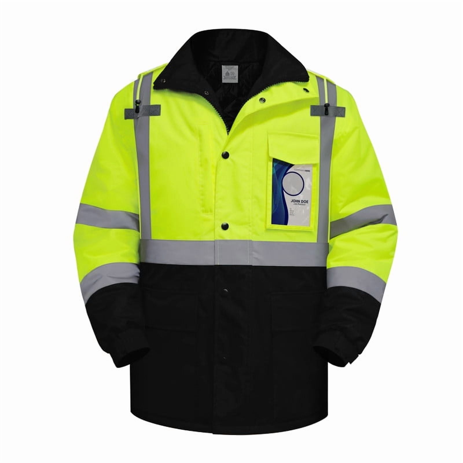 TCCFCCT Safety Jacket for Men & Women, Hi Vis Reflective Jackets with ...