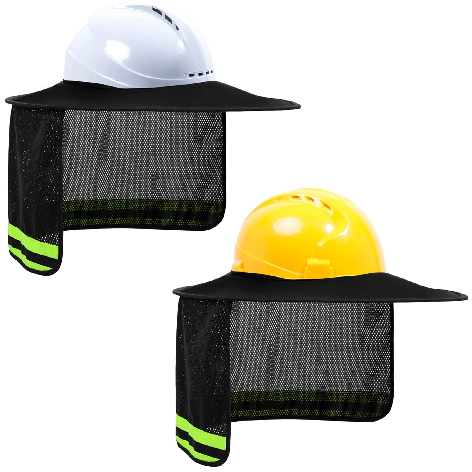 TCCFCCT Hard Hat Sun Shade, Hard Hat Accessories, Full Brim, Man& Woman ...