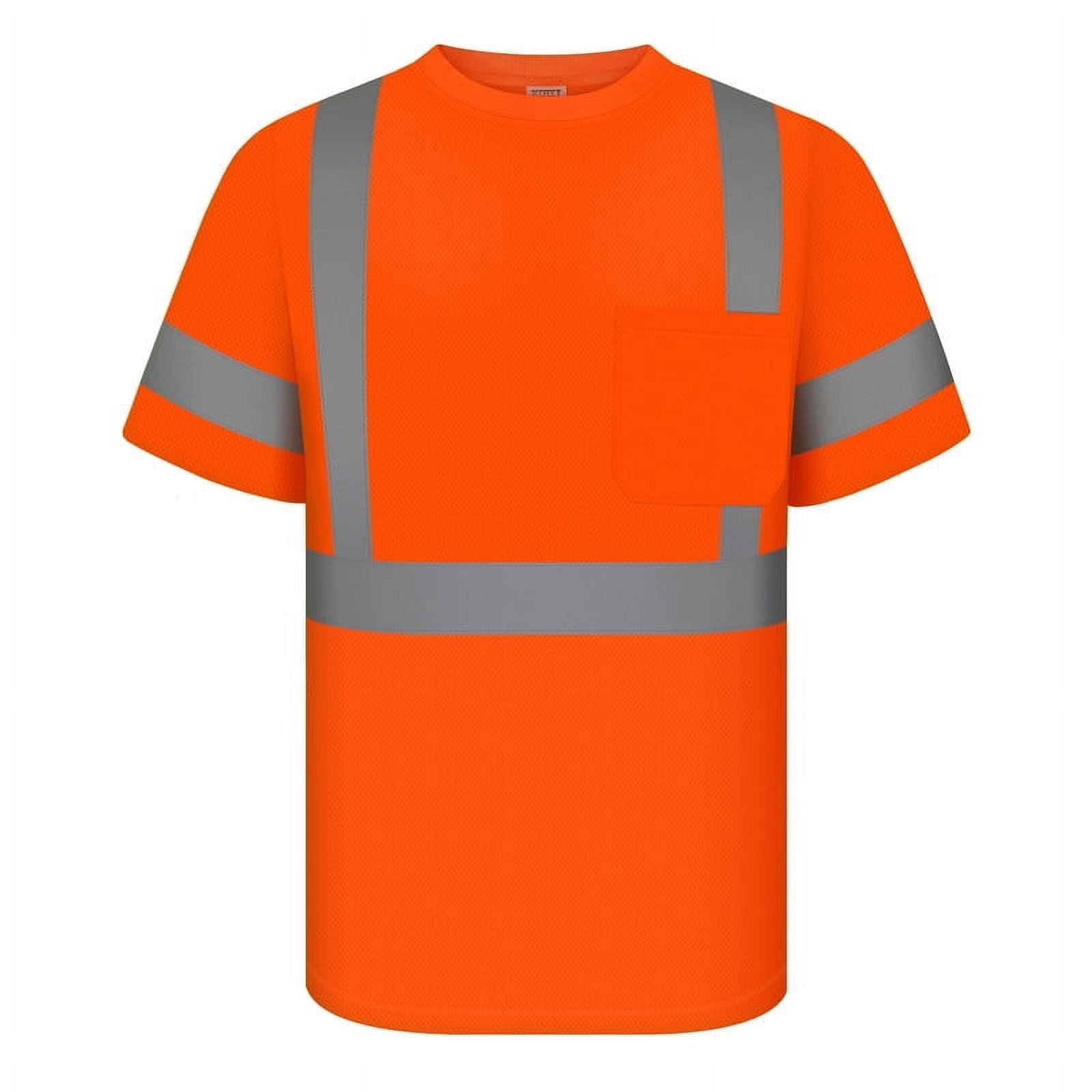 TCCFCCT Safety Shirts for Men Class 3 High Visibility Shirts, Hi Vis ...
