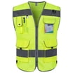 21 colour High visibility viz vest hi vis viz reflective safety vests ...