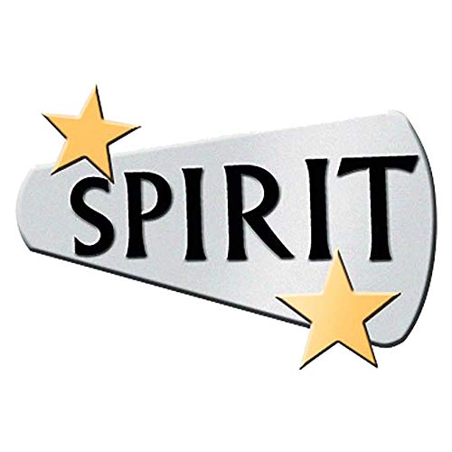 TCDesignerProducts Black and Gold Spirit Megaphone with Stars Award ...
