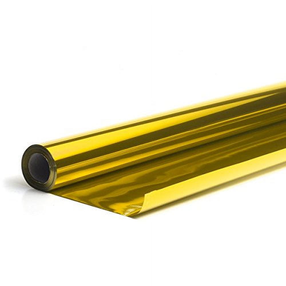 TCDesignerProducts Gold Shiny Metallic Roll, 30 Inches x 100 Feet ...