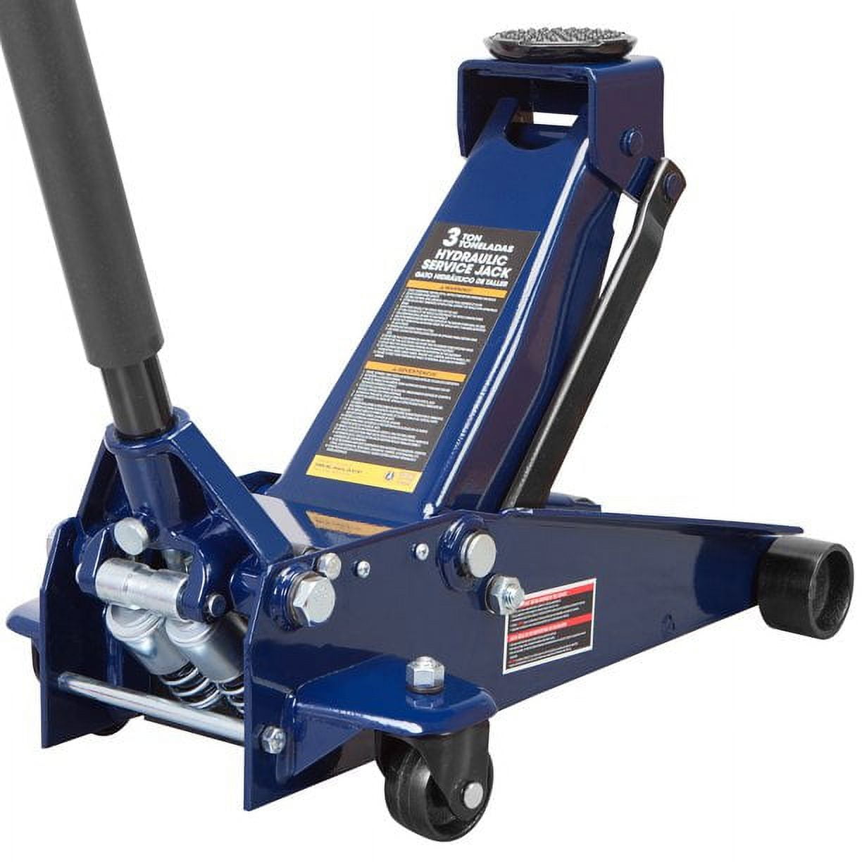 TCE 3 Ton Hydraulic Floor Jack, Heavy Duty Steel, Quick Lift Dual Pump ...