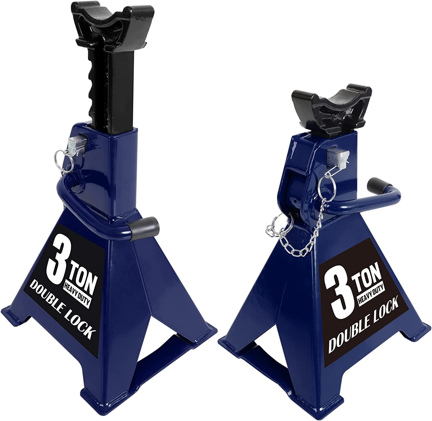 TCE 3 Ton Heavy Duty Jack Stands Double Locking Pins Car Jack Stand ...