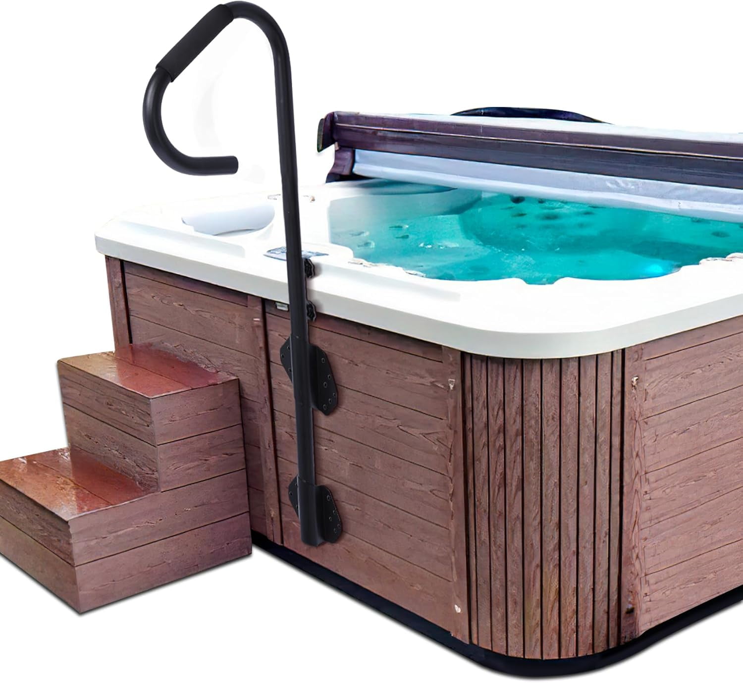 TCFUNDY Hot Tub Handrail, Spa Hot Tub Hand Rail 51"-55" Adjustable ...