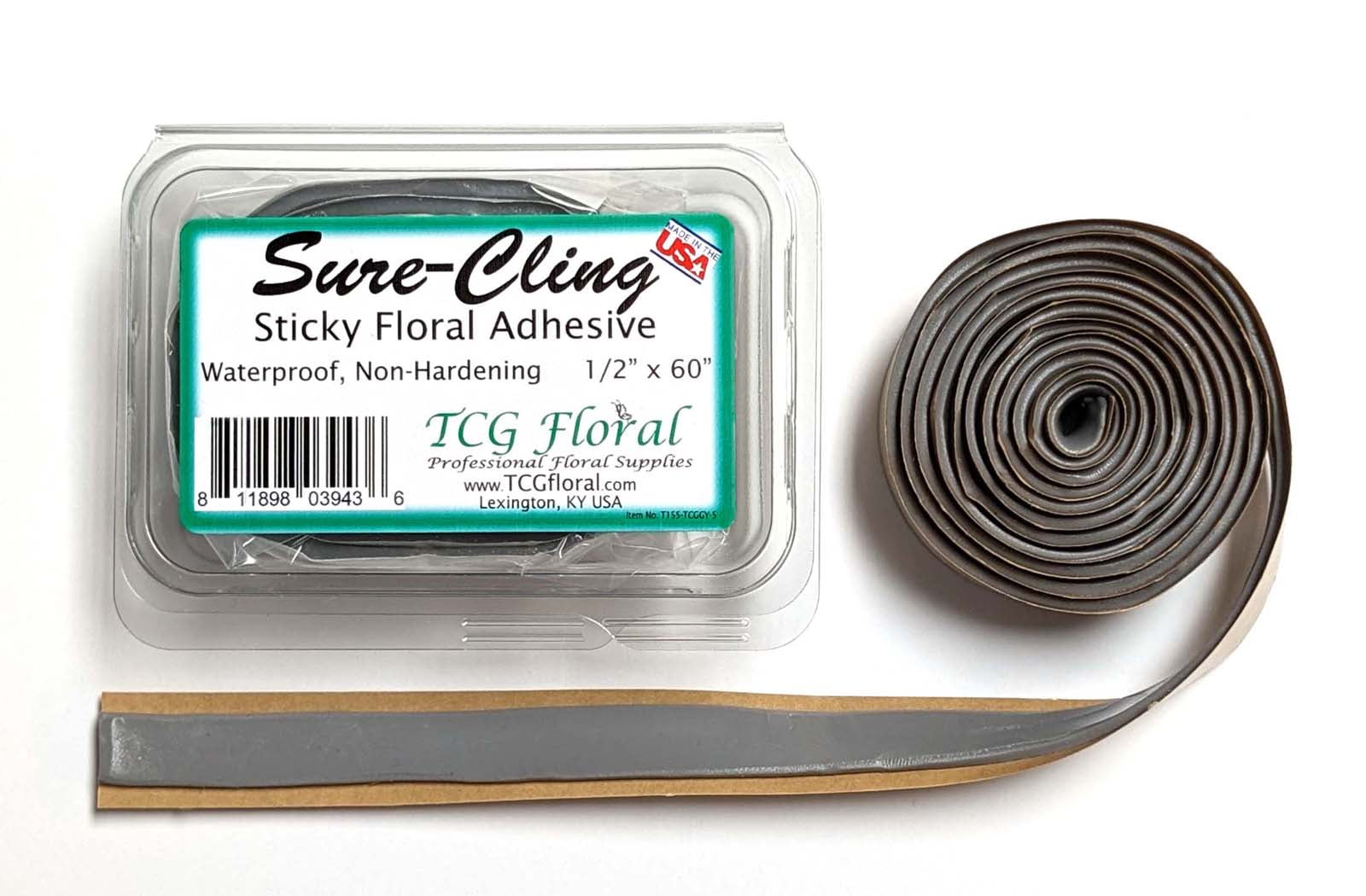TCG Sure-Cling Floral Adhesive Sticky Putty, Waterproof Non-Hardening ...