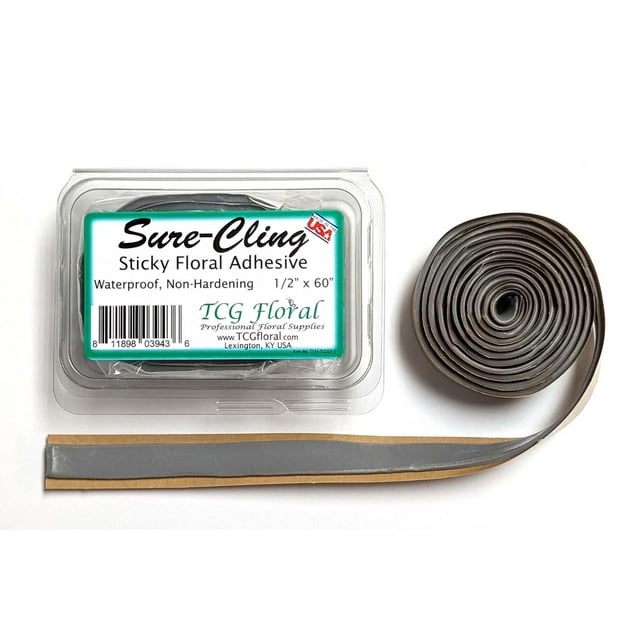 TCG Sure-Cling Floral Adhesive Sticky Putty, Waterproof Non-Hardening ...