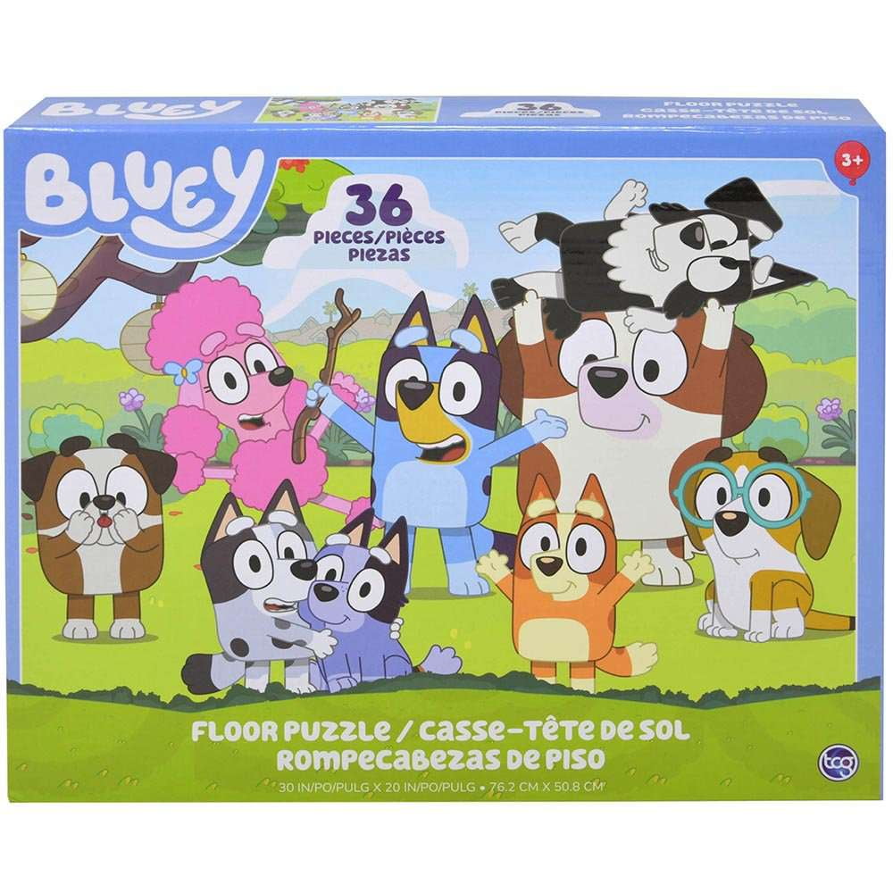 TCG Toys Bluey Characters Floor Jigsaw Puzzles, 36 Piece - Walmart.com