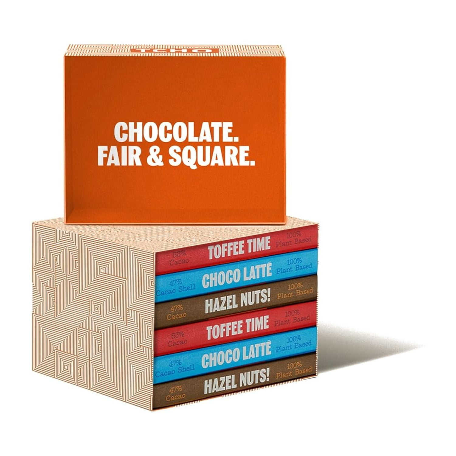 TCHOOrganic Milk Chocolate Gift Box – 100% Plant-Based% Vegan - Gourmet ...