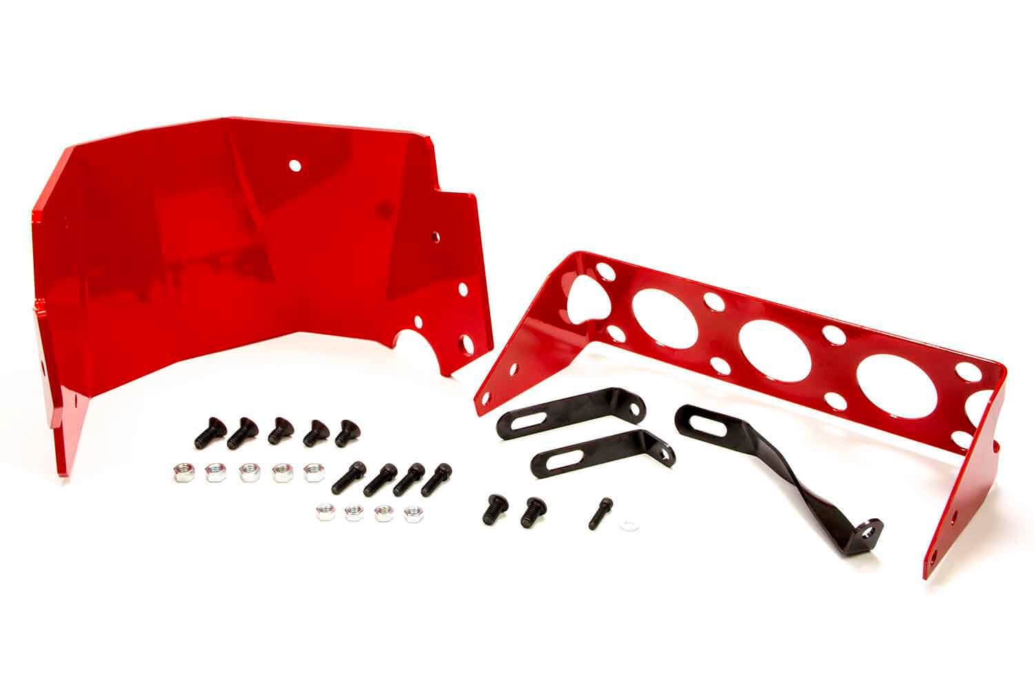 TCI 970000 Automatic Transmission Shield - SFI 4.1 - Aluminum - Red ...