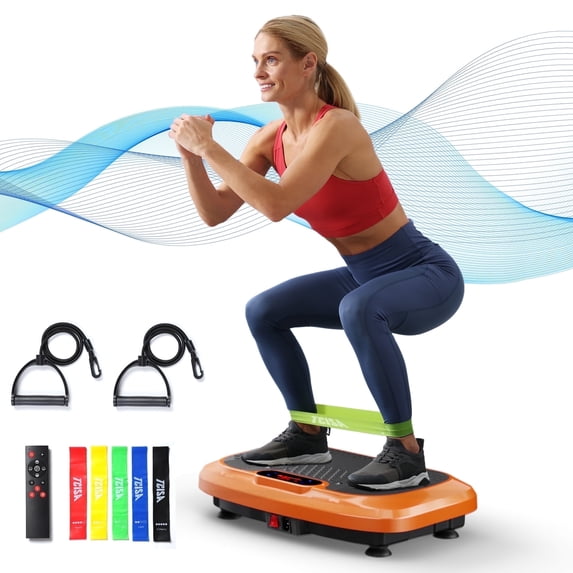 Tcisa Vibration Plate Exercise Machine, Full Body Toning Equipment for ...