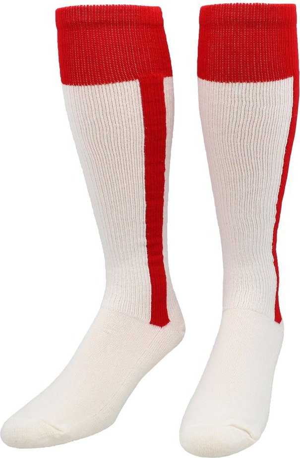 TCK 2-N-1 Premium Knee High Stirrup Socks - Red White - Walmart.com