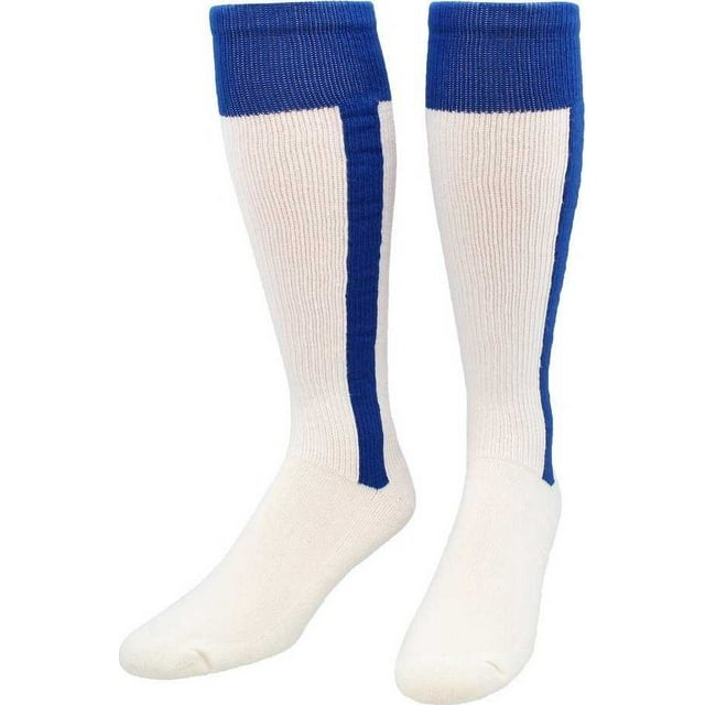 TCK 2-N-1 Premium Knee High Stirrup Socks - Royal White - Walmart.com