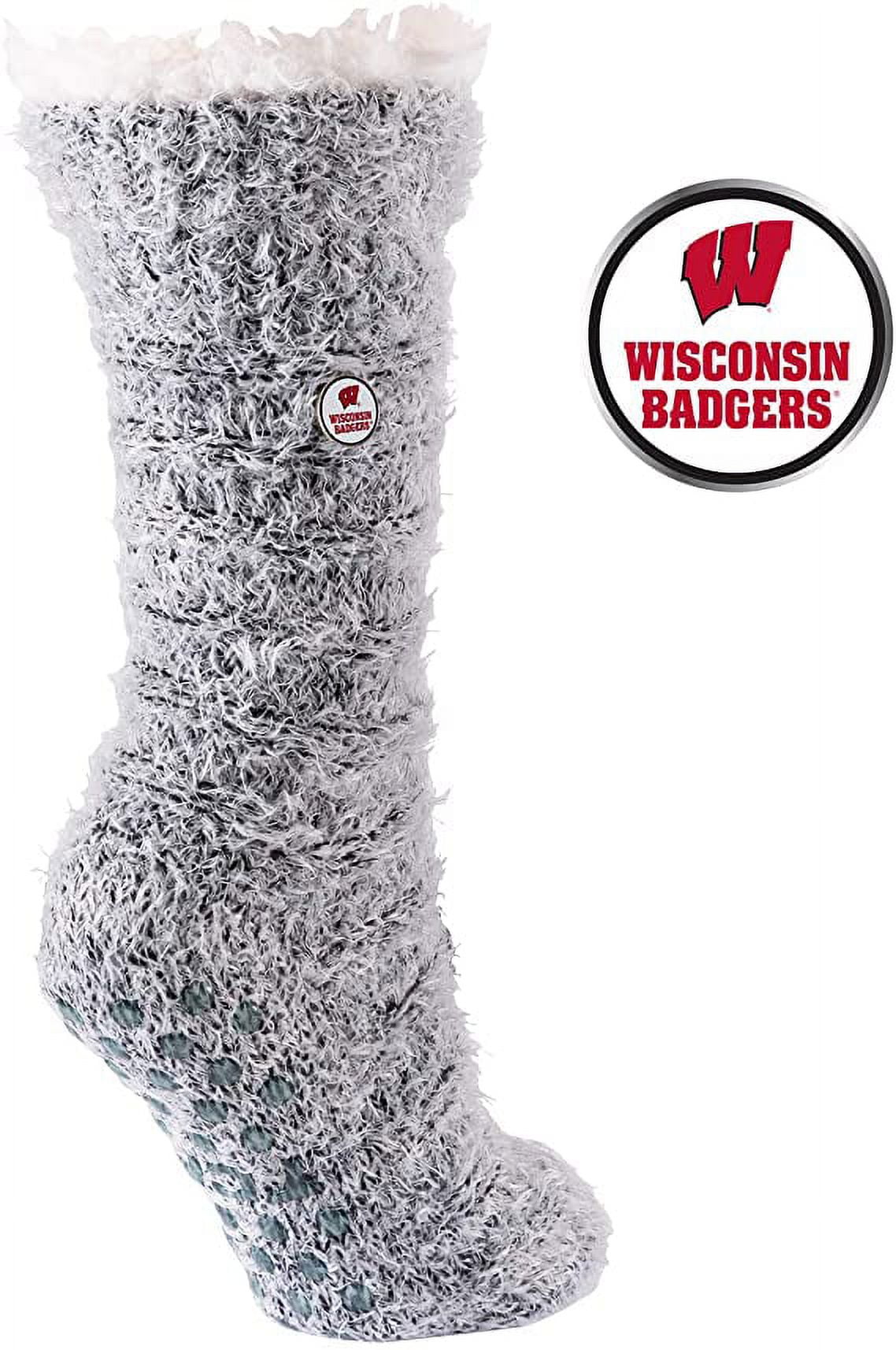 TCK Brands University of Wisconsin Badgers Snow Christie Yarn Sherpa ...