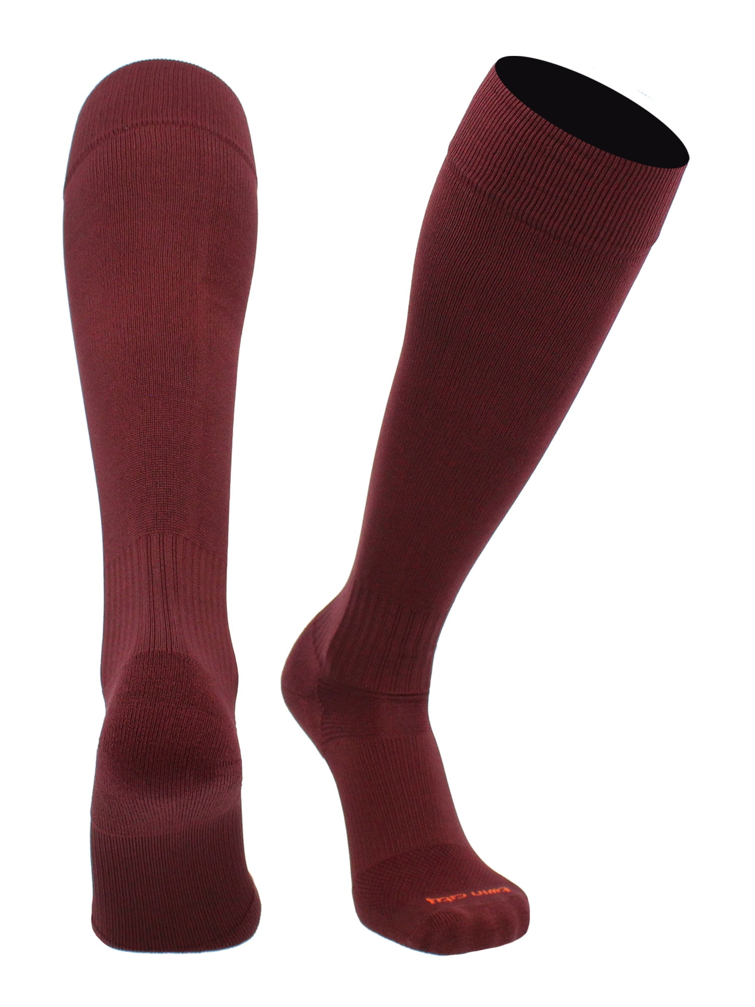 TCK Champion Knee High Sports Socks - Maroon - Walmart.com