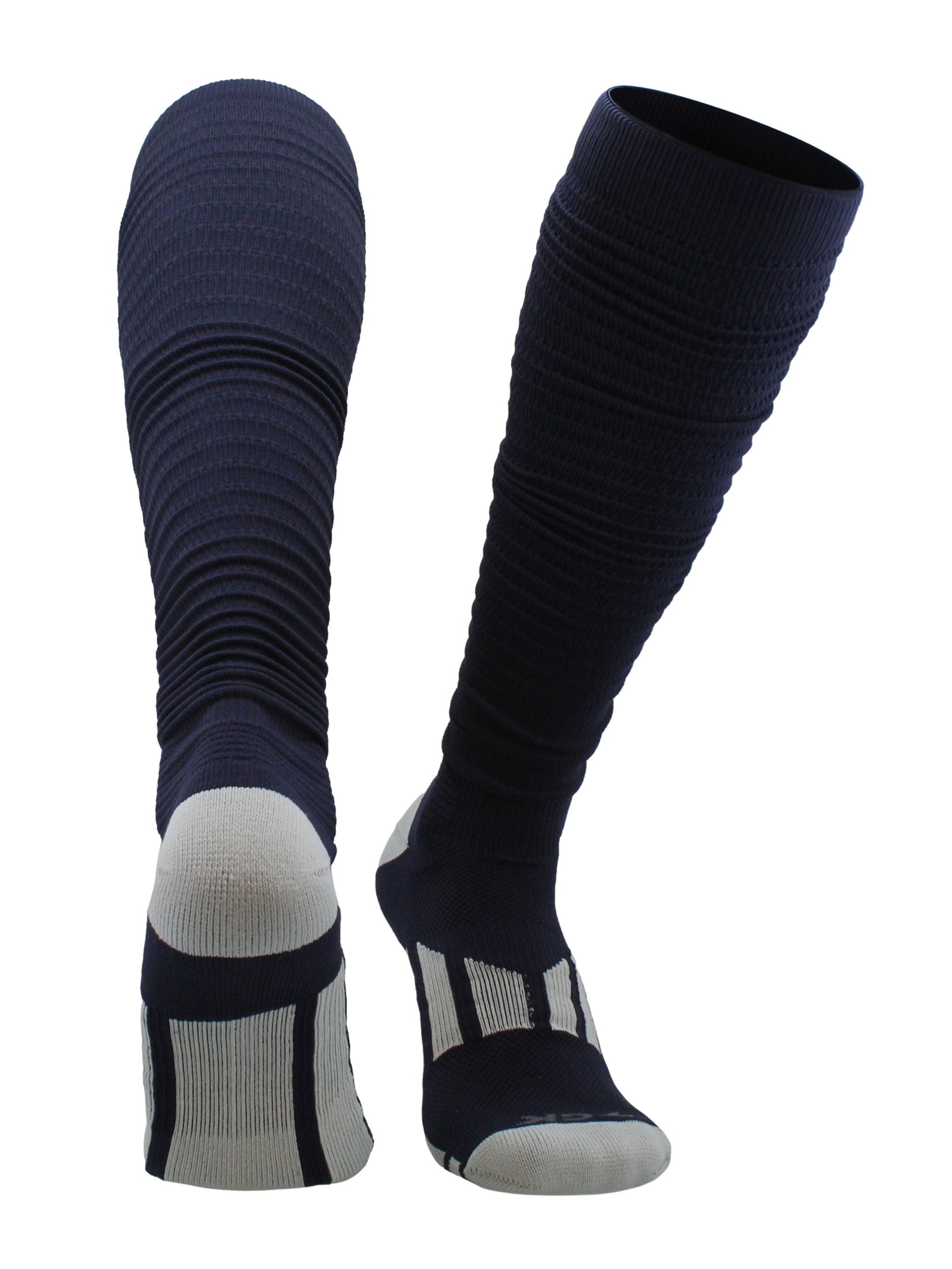 TCK Scrunch Football Knee High Socks - Navy - Walmart.com
