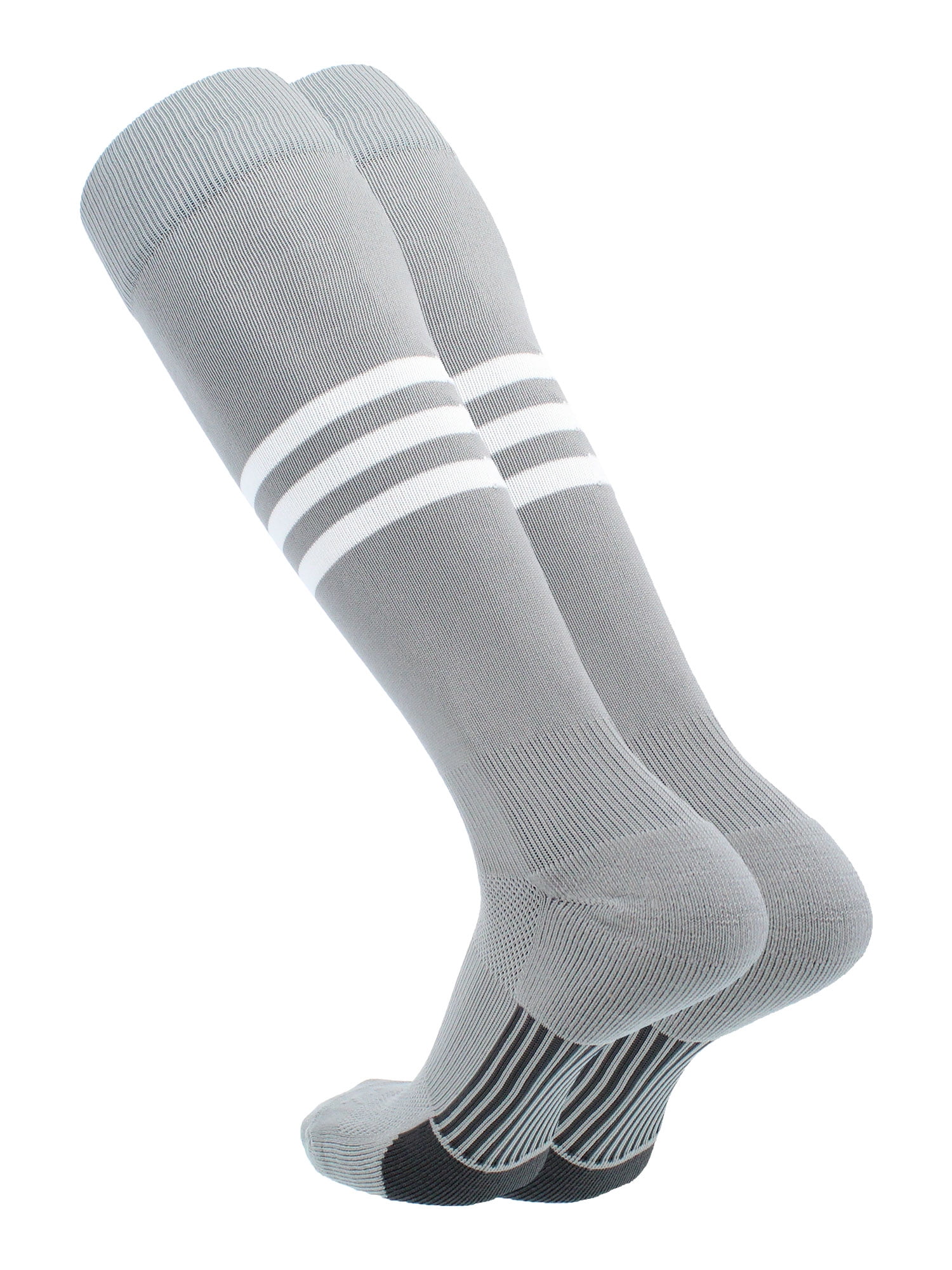 TCK Performance Baseball/Softball Socks (Grey/White, Small) - Walmart.com
