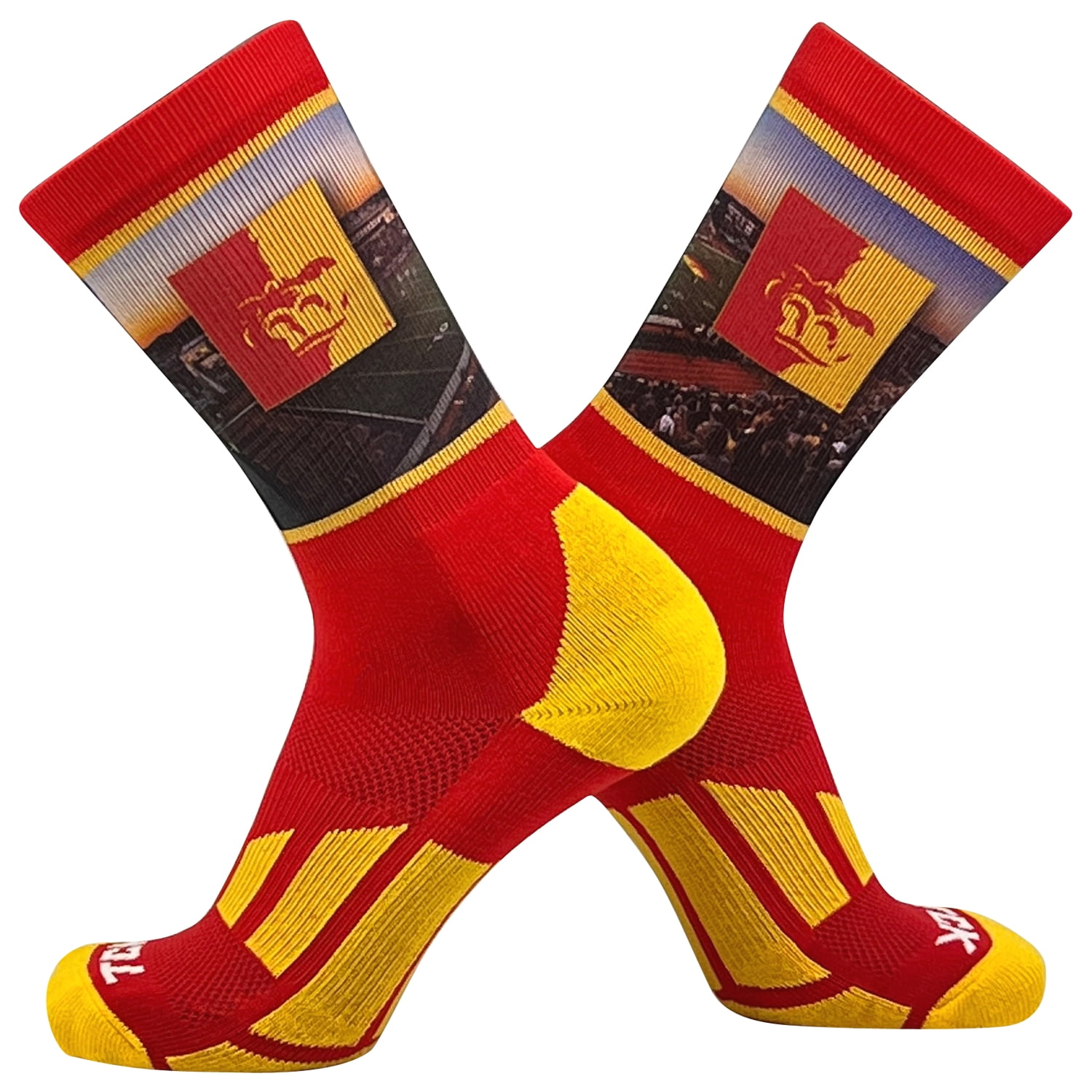 TCK Pittsburg State Gorillas stadium NCAA Licensed Crew Socks (8-13 ...