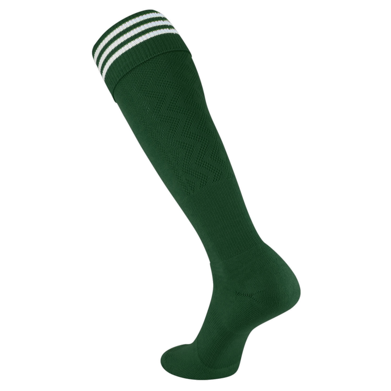 TCK Premier 3-Stripe Soccer Socks - Dark Green White - Walmart.com