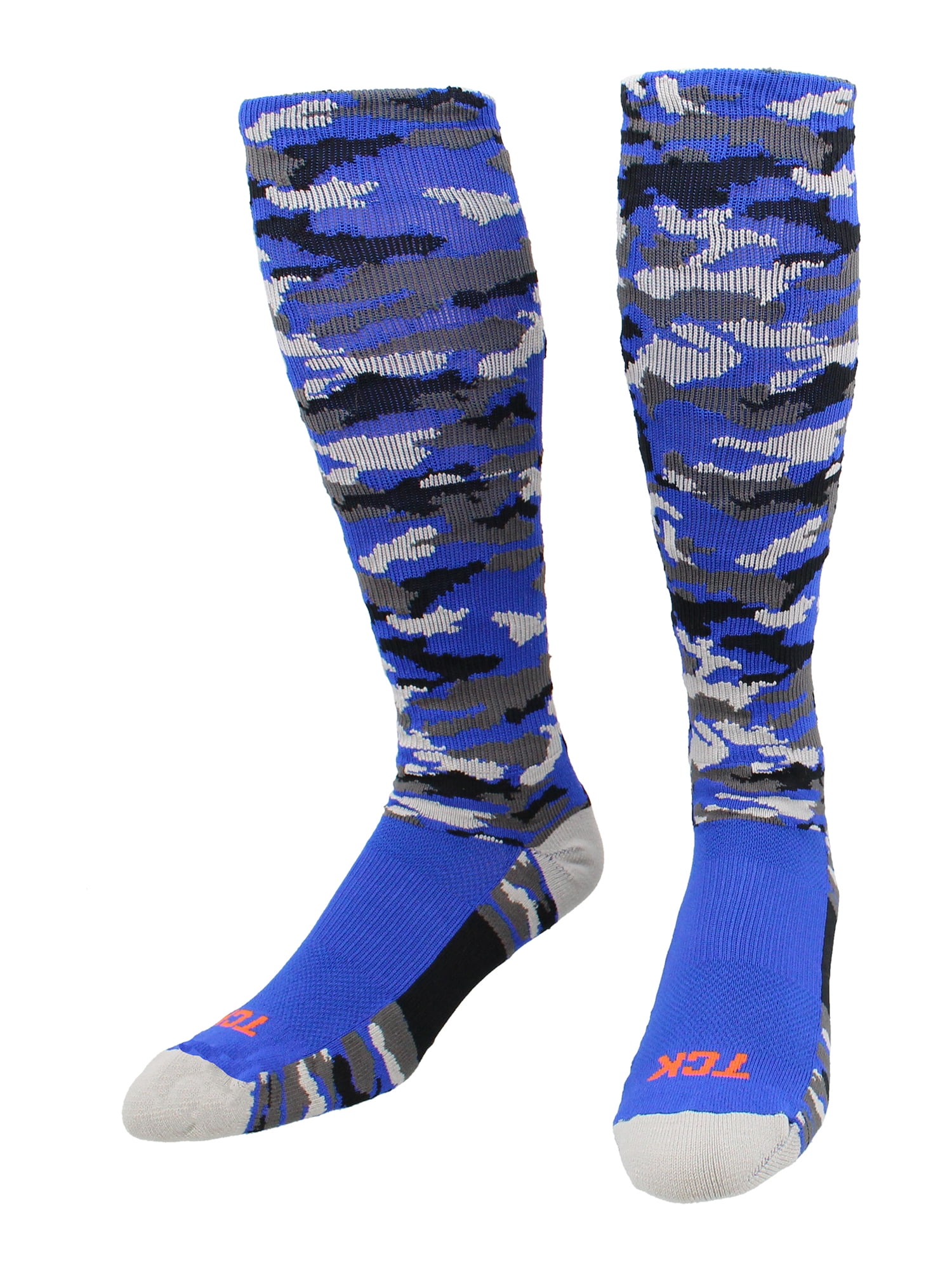 TCK Woodland Camo Knee High Socks - Royal Camo - Walmart.com