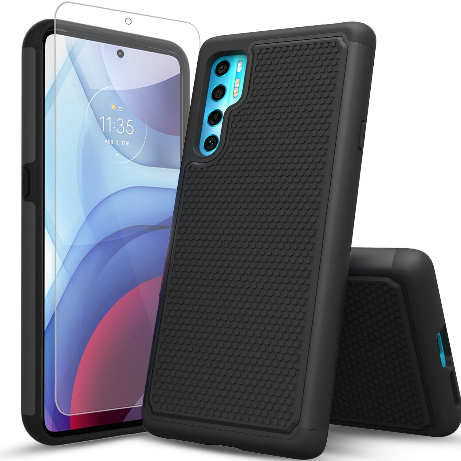 TCL 20 Pro 5G Case, [Not Fit TCL 20S] Military Grade 6 Feet Drop Test ...