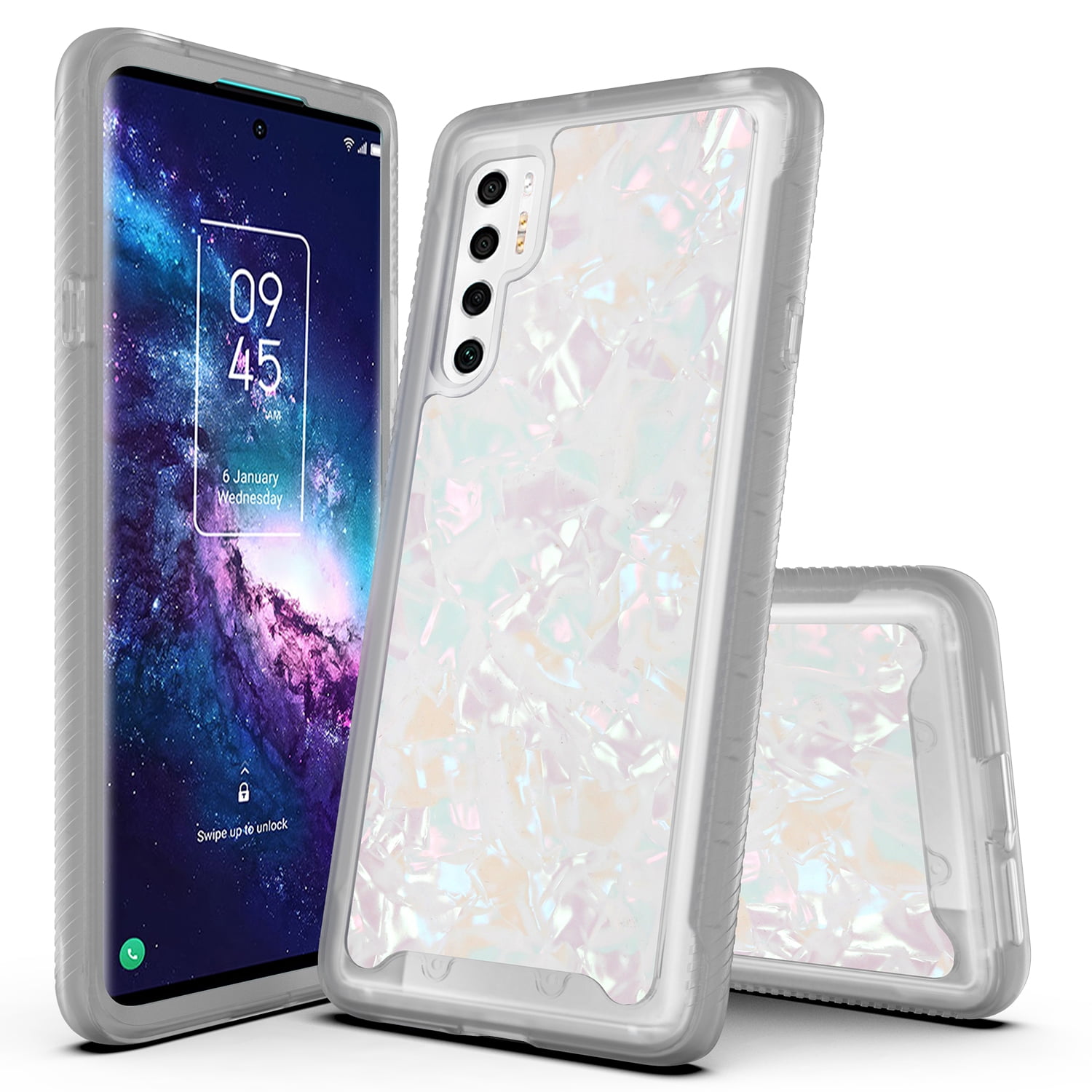 TCL 20 Pro 5G Case, Rosebono Hybrid Graphic Design Pattern Hard Back ...