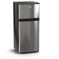 TCL 4.5 Cu. ft. Two Door Compact Mini Fridge With Freezer – Stainless ...