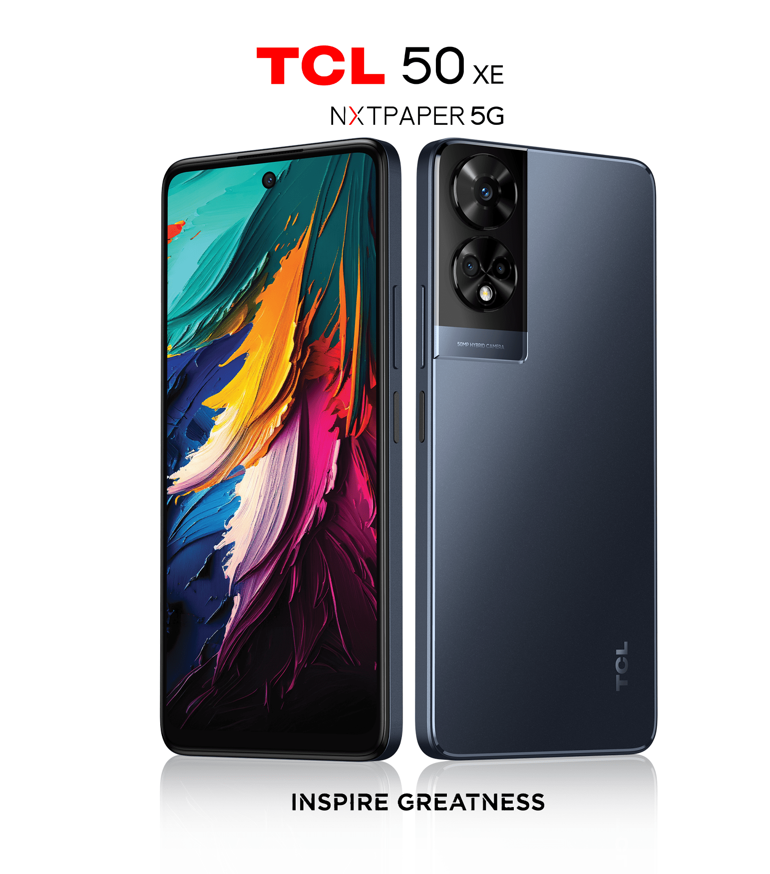 TCL 50 XE 5G (T614WS) GSM Unlocked Android Smartphone, 128GB, 4GB RAM ...