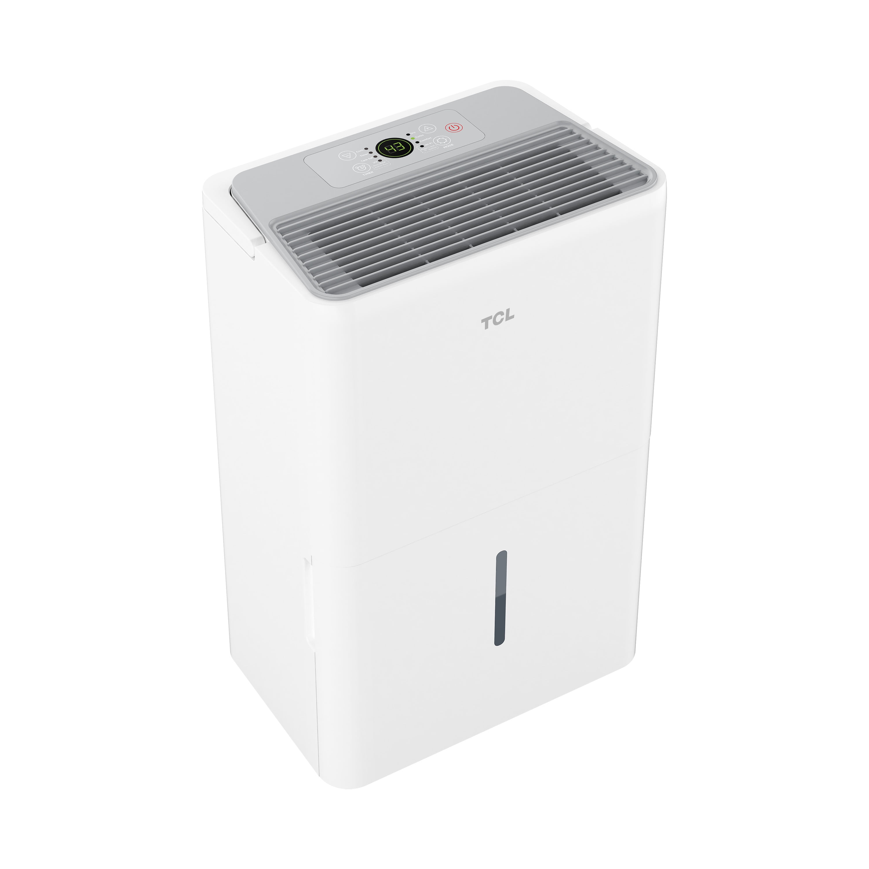 TCL 50 pt 4,500 sq ft Smart Dehumidifier with Pump White - Energy Star ...