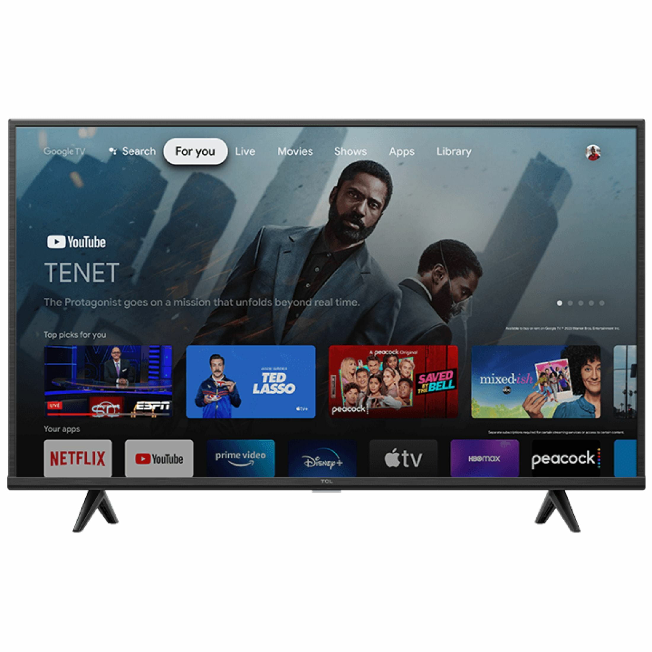 Free Shipping! TCL 50in. Class 4-Series 4K UHD HDR LED Smart Google TV ...