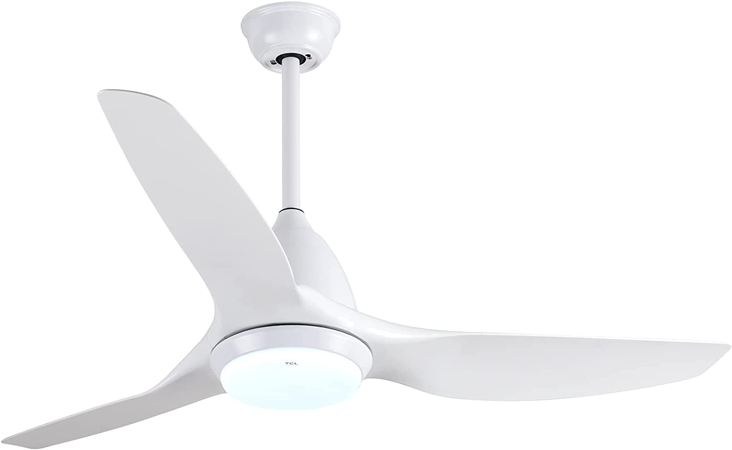 "TCL 52"" LED Ceiling Fan with Light, Remote, 3 Blades, 6-speed, 3 ...