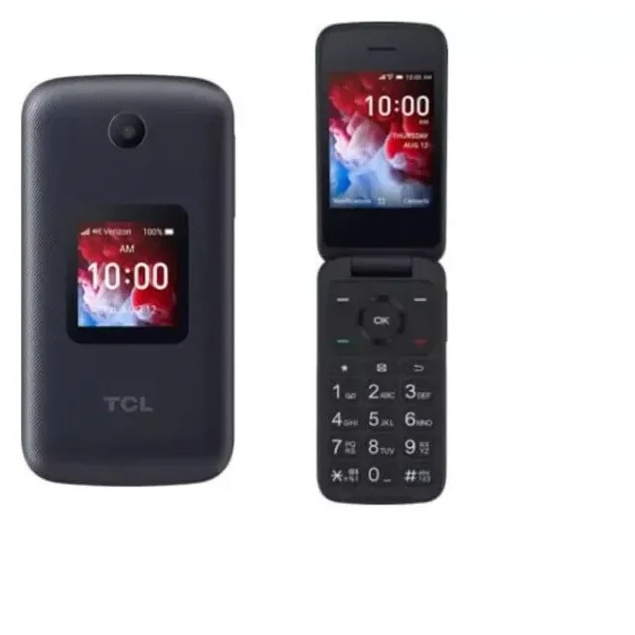 TCL FLIP 4056W 4GB 4G Unlocked GSM Flip Phone - Senior Friendly, Easy Use (Gray) - Walmart.com