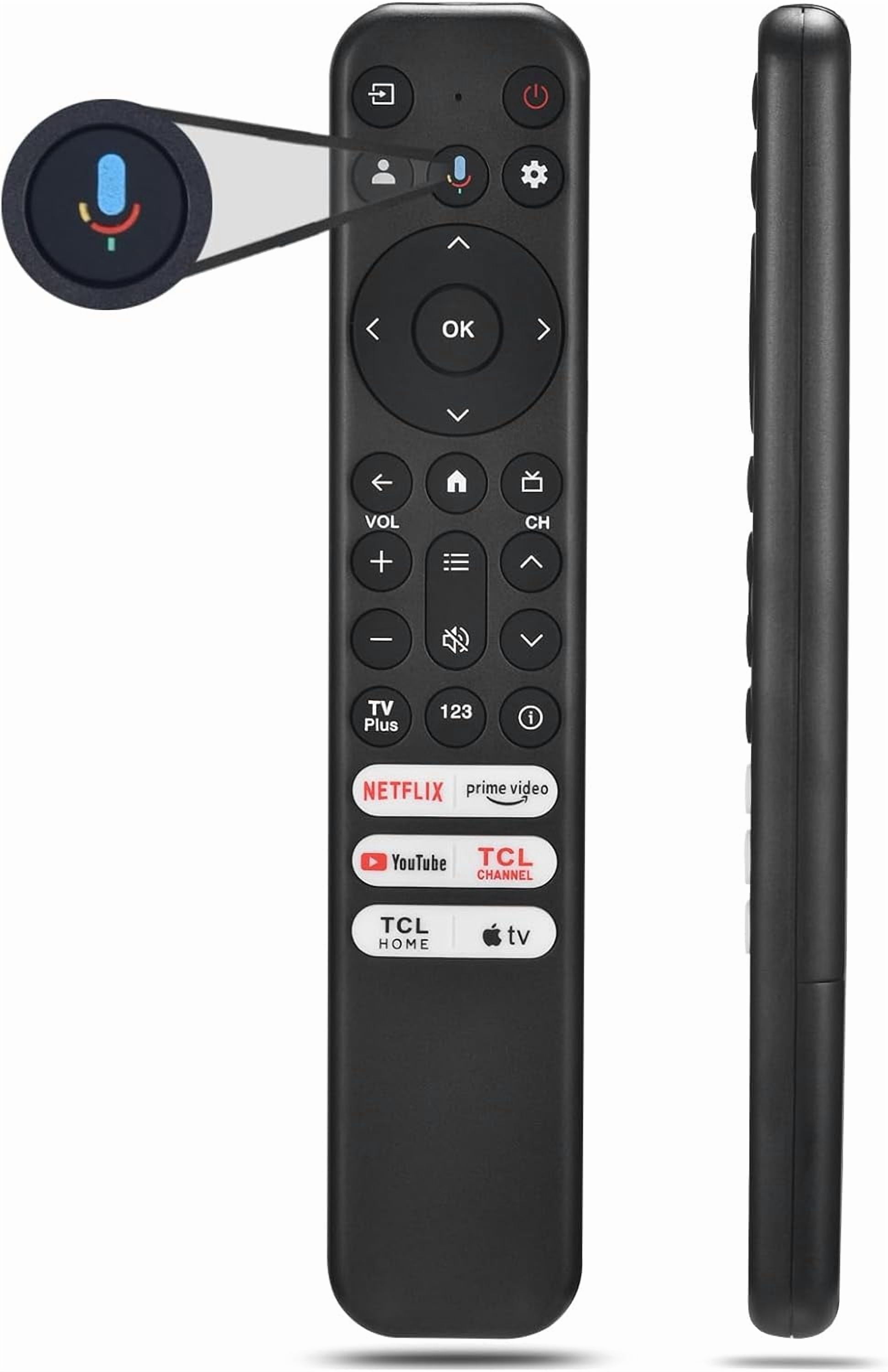 for TCL Google TV Remote, RC813 for Voice Replacement Remote,for ...