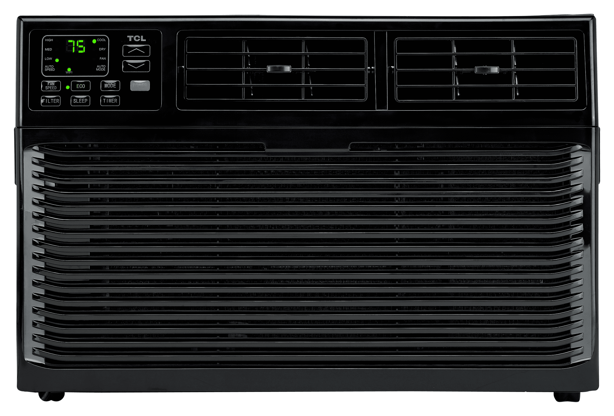 TCL Smart Window AC Unit, 10,000 BTU, 115-Volt, Wi-Fi, Remote, Black ...