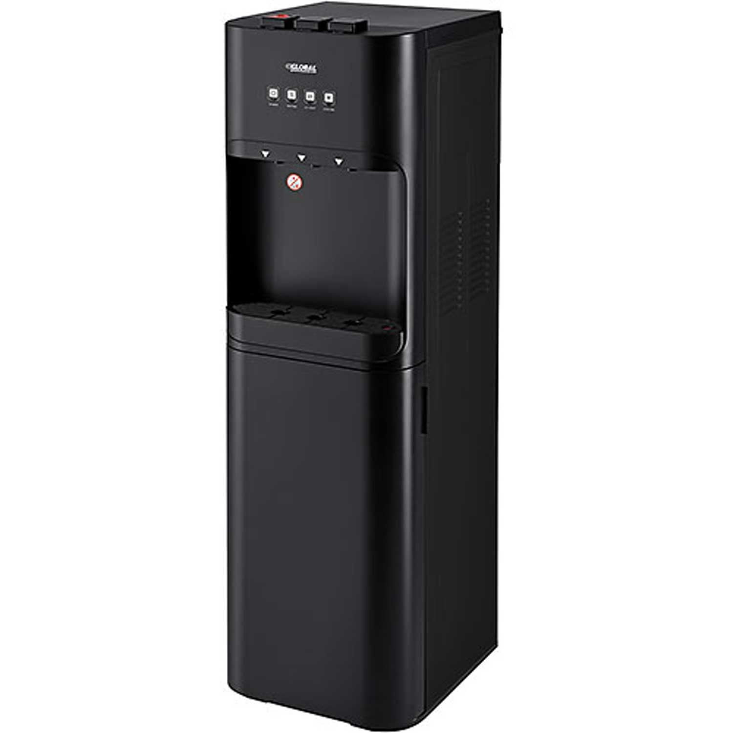 Global Industrial Tri-Temp UV-C Filter Water Dispenser, Black - Walmart.com