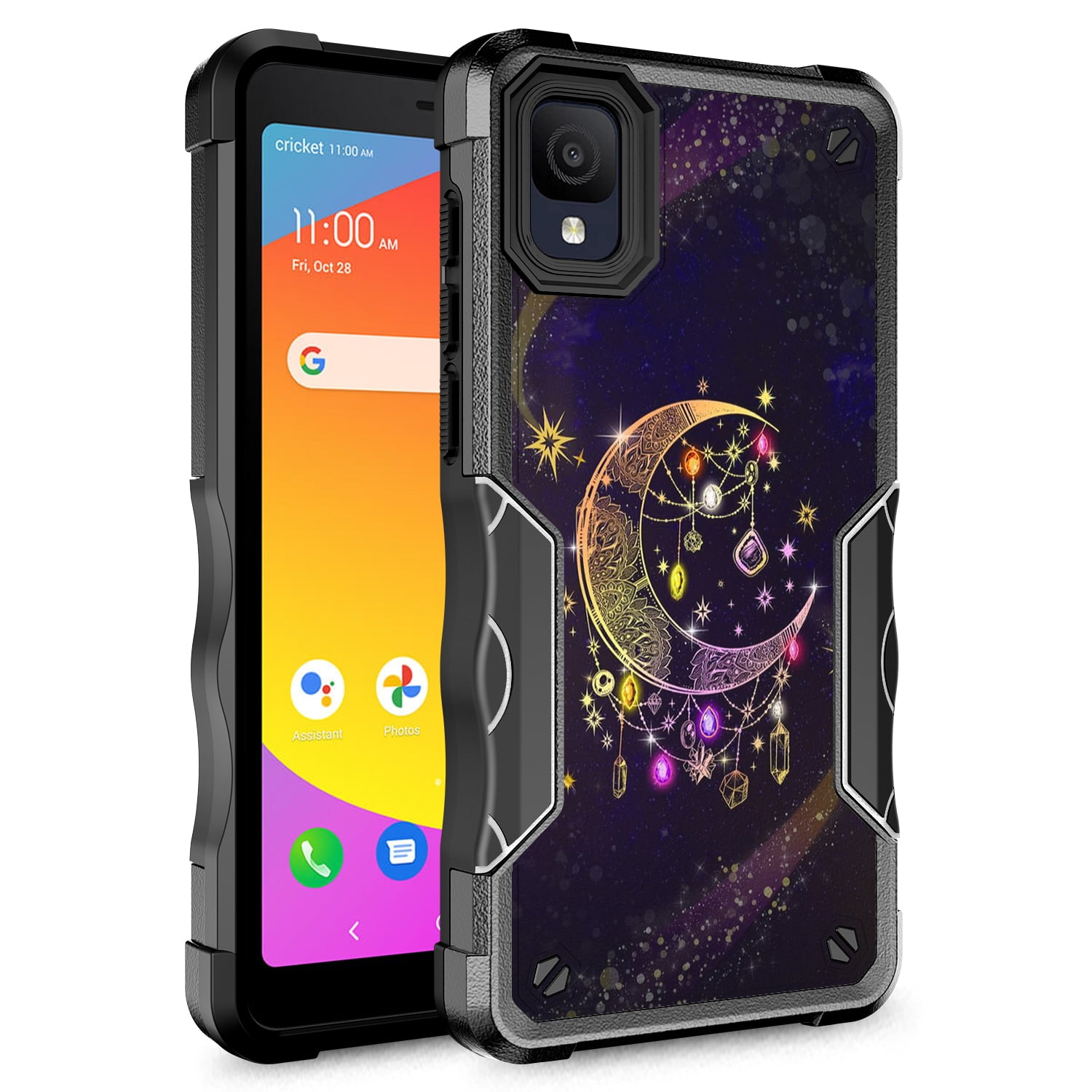 TCL ION Z Case, Rosebono Hybrid Dual Layer Graphic Design Pattern Heavy ...