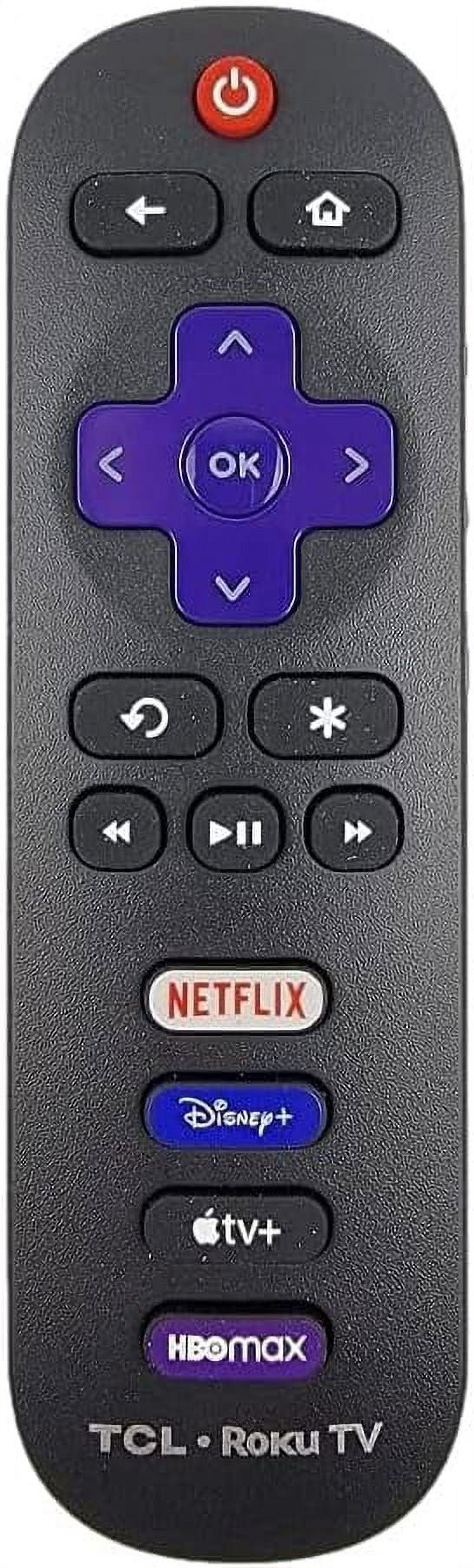 "TCL OEM Roku RC280 Remote, Netflix Disney+, HBO Max Buttons, Smart TV ...